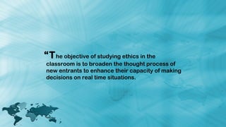 Ethics is a challenge or key of successful Business | PPT