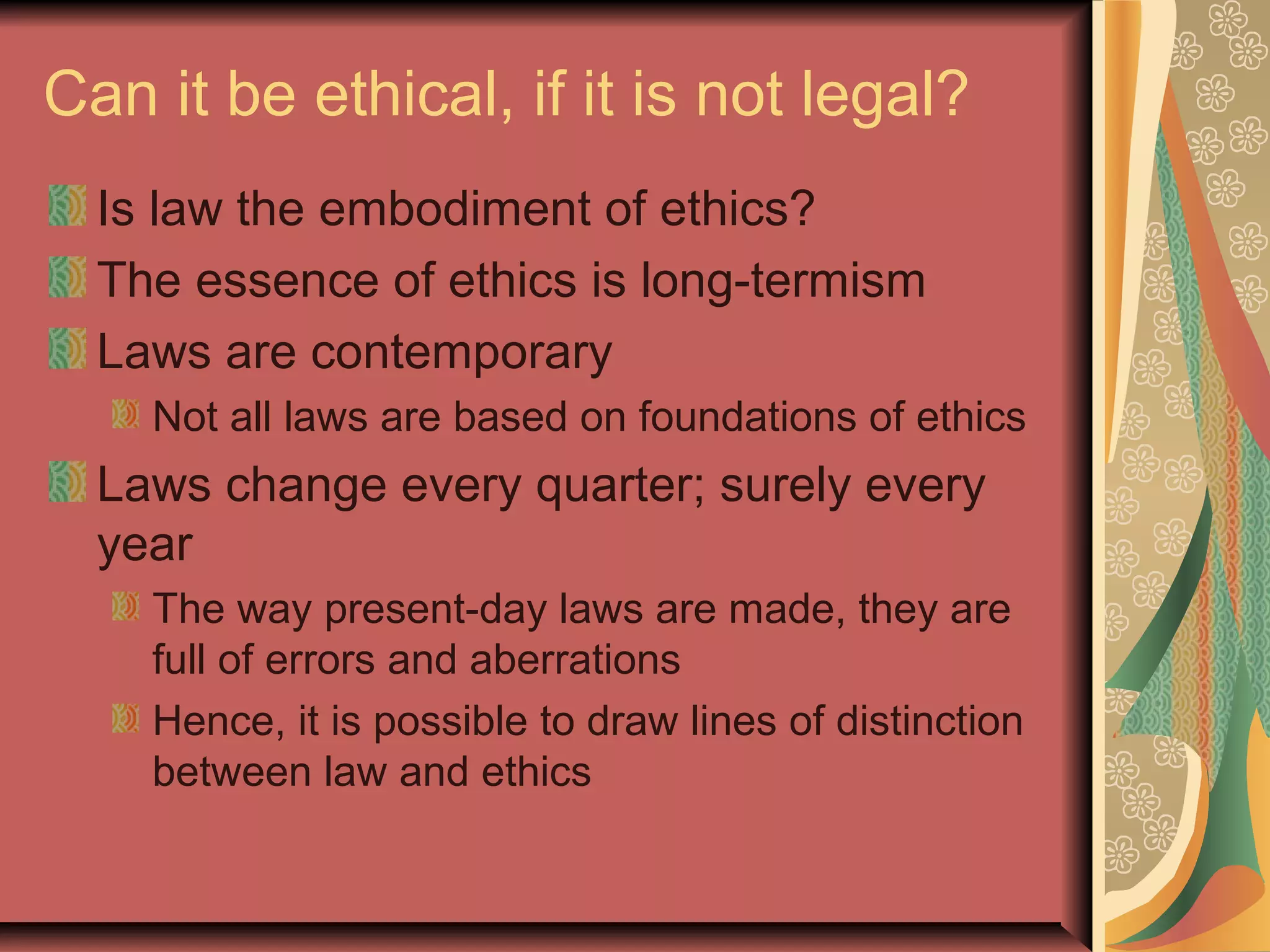 Ethics is good business presentation 3 | PPT