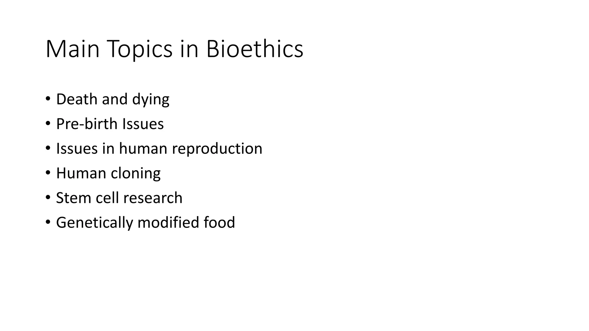 Ethics, law and bioethics | PPTX