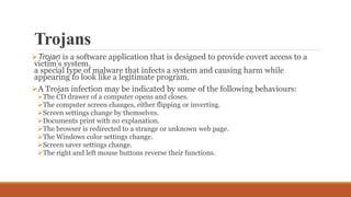 Comprehensive Overview of Malware: Types, Behaviors, and Prevention | PDF