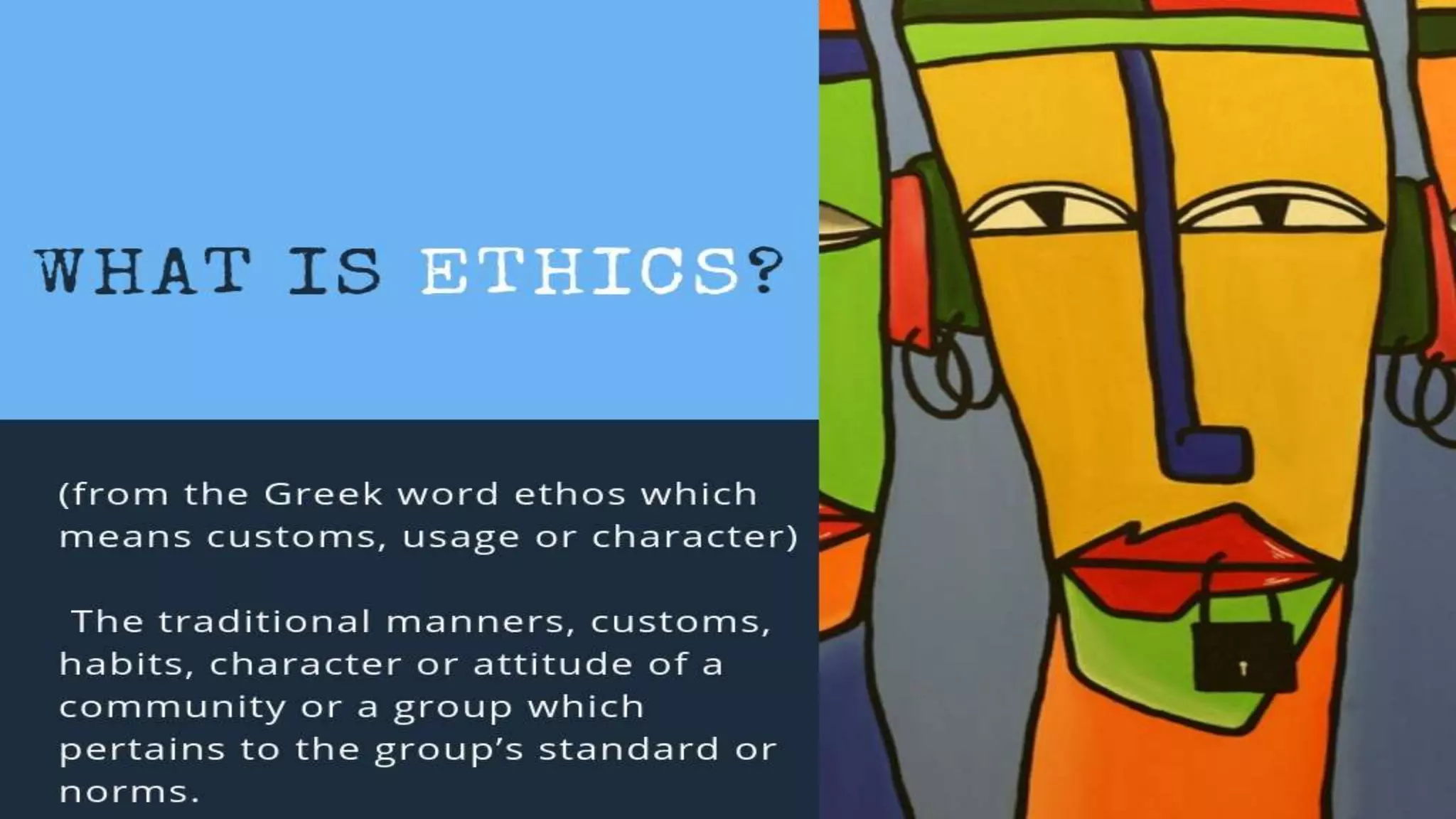 Ethics lecture 1 | PPTX