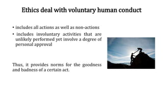 Ethics lecture 1 | PPTX