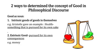 Ethics lecture 1 | PPTX