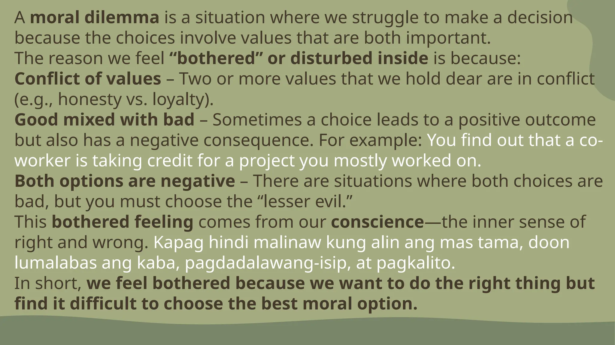 ETHICS LESSON 2.pptx BPED 2nd year 2a ppt | PPTX