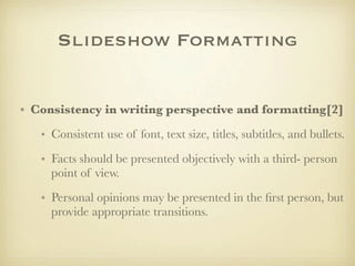 Ethics Slideshow Format and Grading | PPT