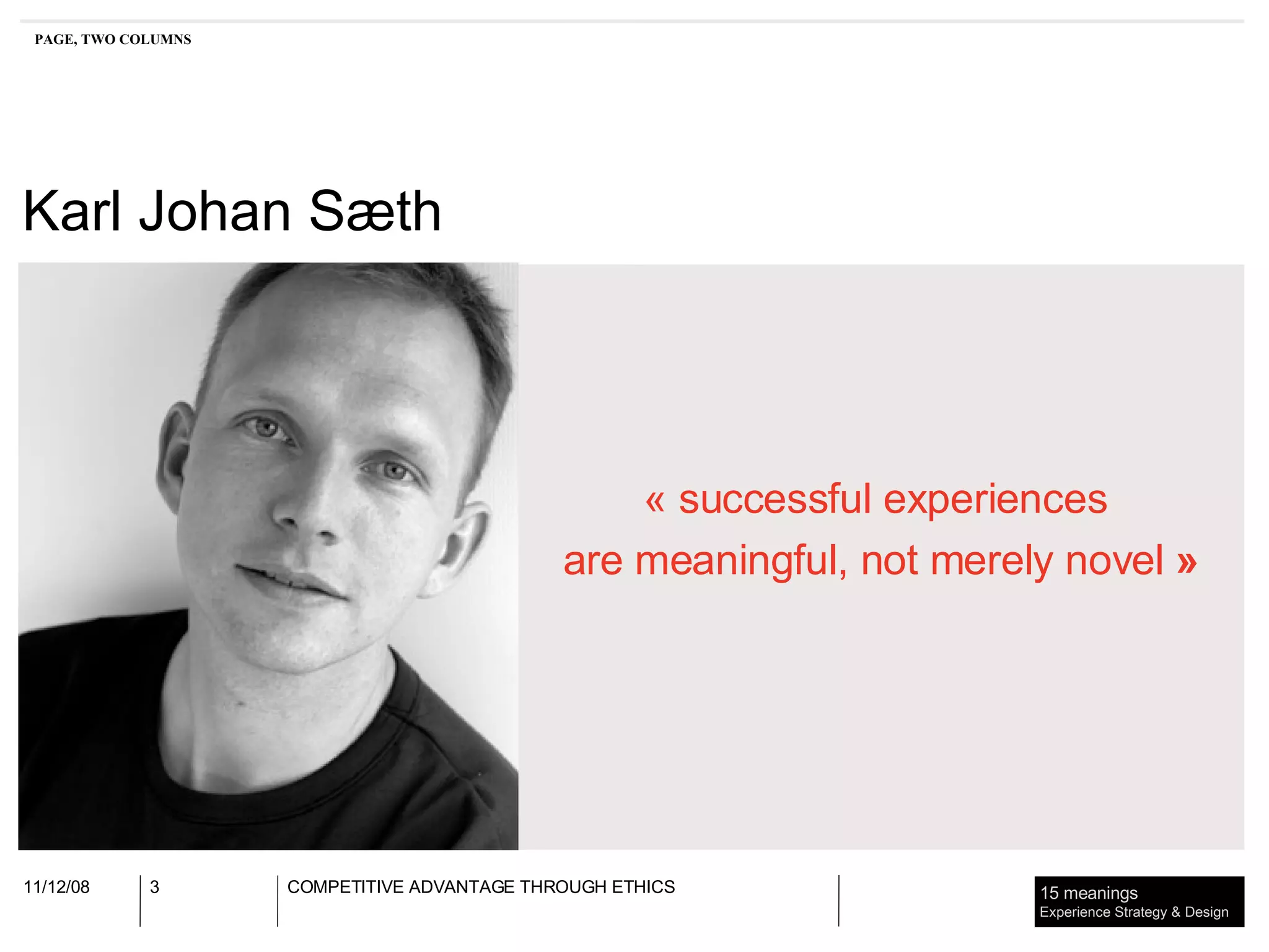 Competitive Advantage Through Ethics | PPT