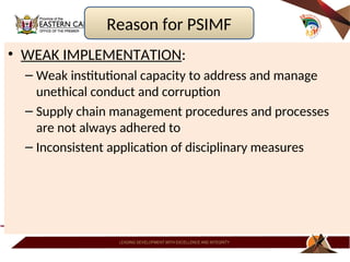 Provincial Anti-Corrupt and Security Management Ethics Management.PPT