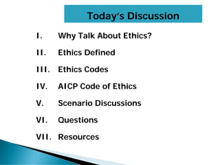 MAPD 2010 - Ethics | PDF