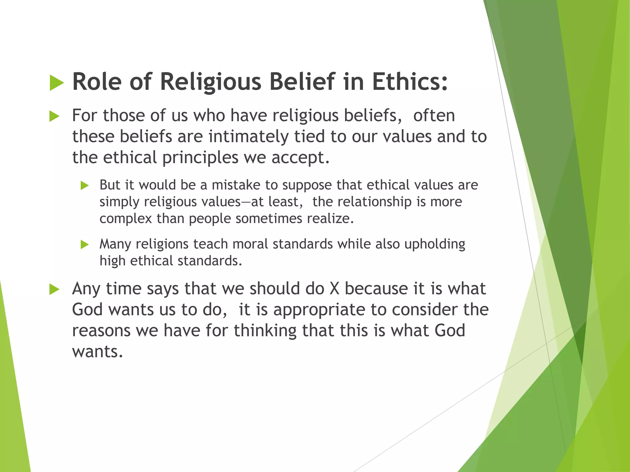 Intro to Ethical Decision Making: Ethics and Moral Values | PPTX