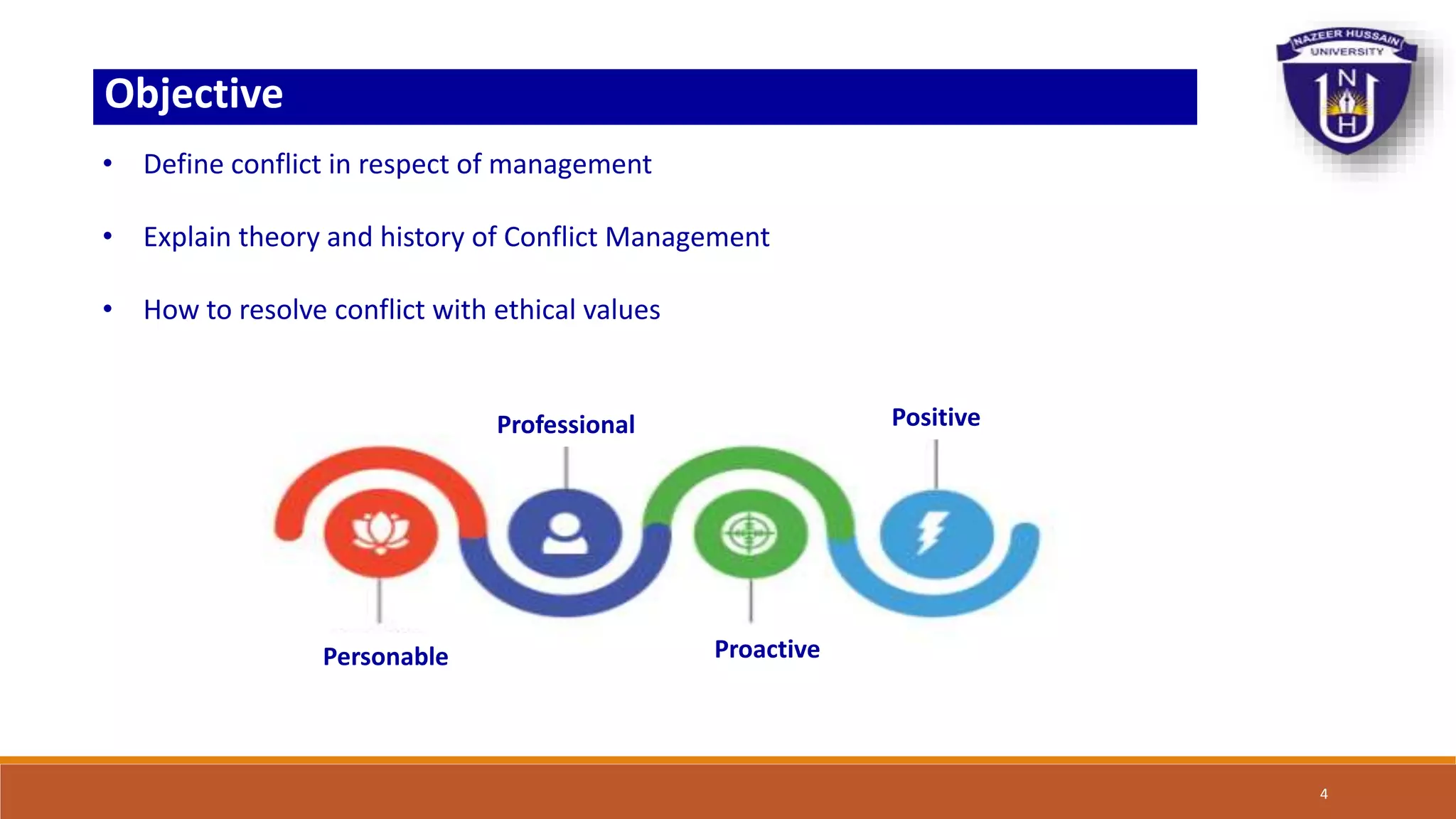 Ethics & moral values with relation to conflict management | PPTX
