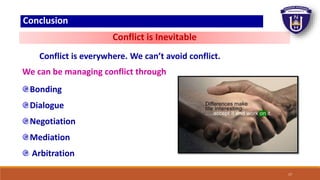 Ethics & moral values with relation to conflict management | PPTX