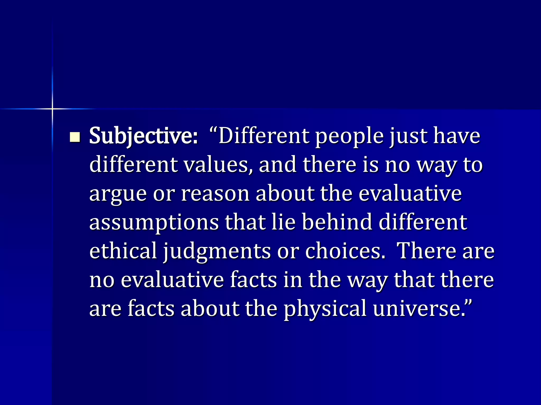 Ethics Moral Values | PPT