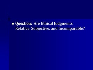 Ethics Moral Values | PPT