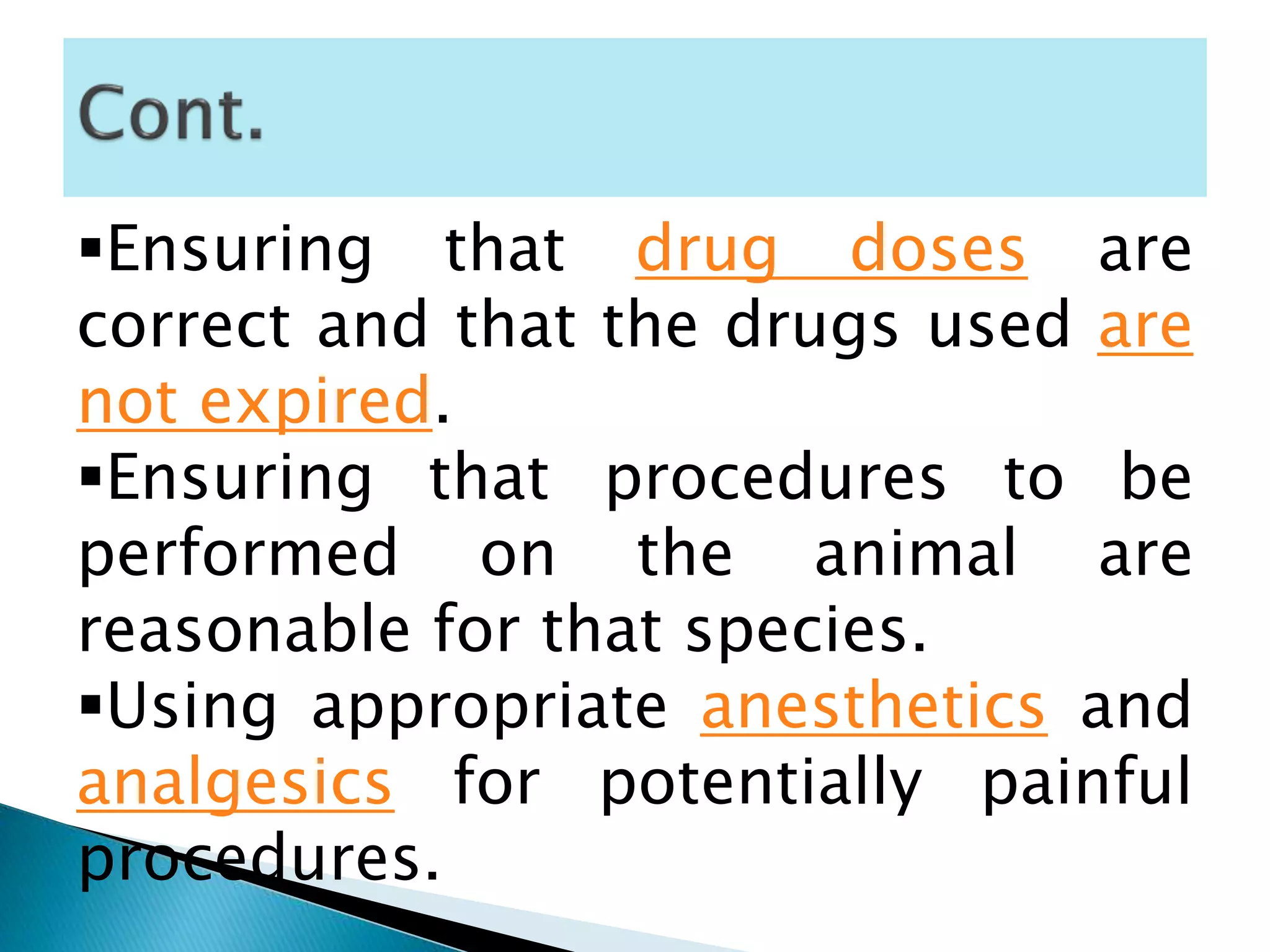 Ethics of Using animals in Research | PPTX
