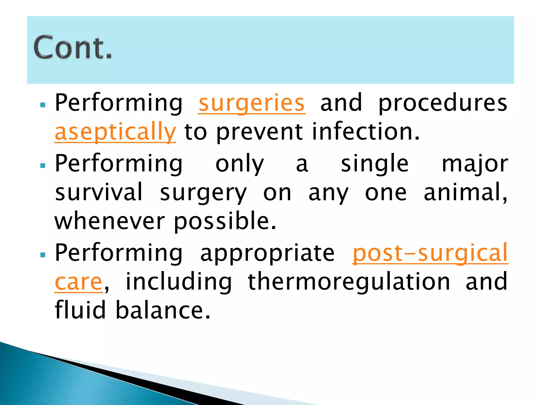 Ethics of Using animals in Research | PPTX