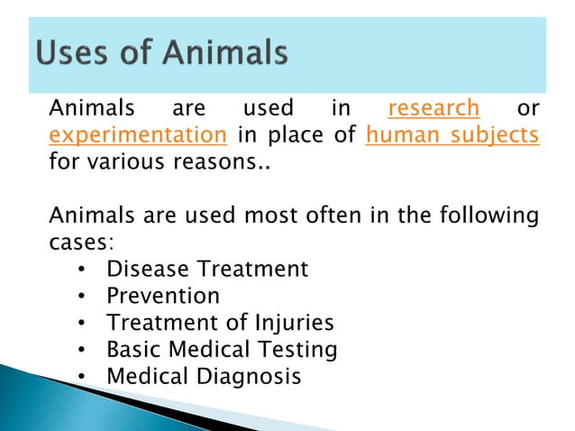 Ethics of Using animals in Research | PPTX | Biological Sciences | Science