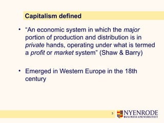 Ethics of capitalism | PPT
