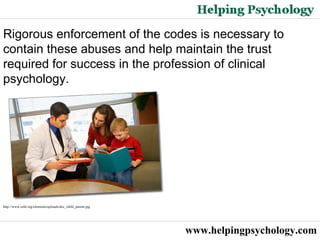 Ethics of Clinical Psychologists | PPT