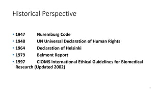Ethics of clinical trials | PPTX