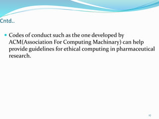Ethics of computer | PPTX