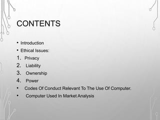 Ethics of computing in pharmaceutical research | PPTX