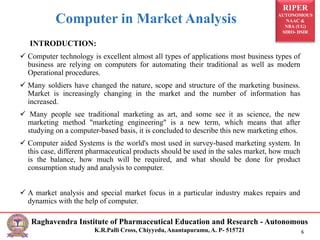 Ethics of Computing in Pharmaceutical Research, Computers in Market ...