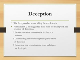 Ethics of education and social research | PPTX