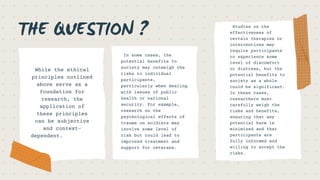 Ethics of Psychological Experimentation Presentation | PDF