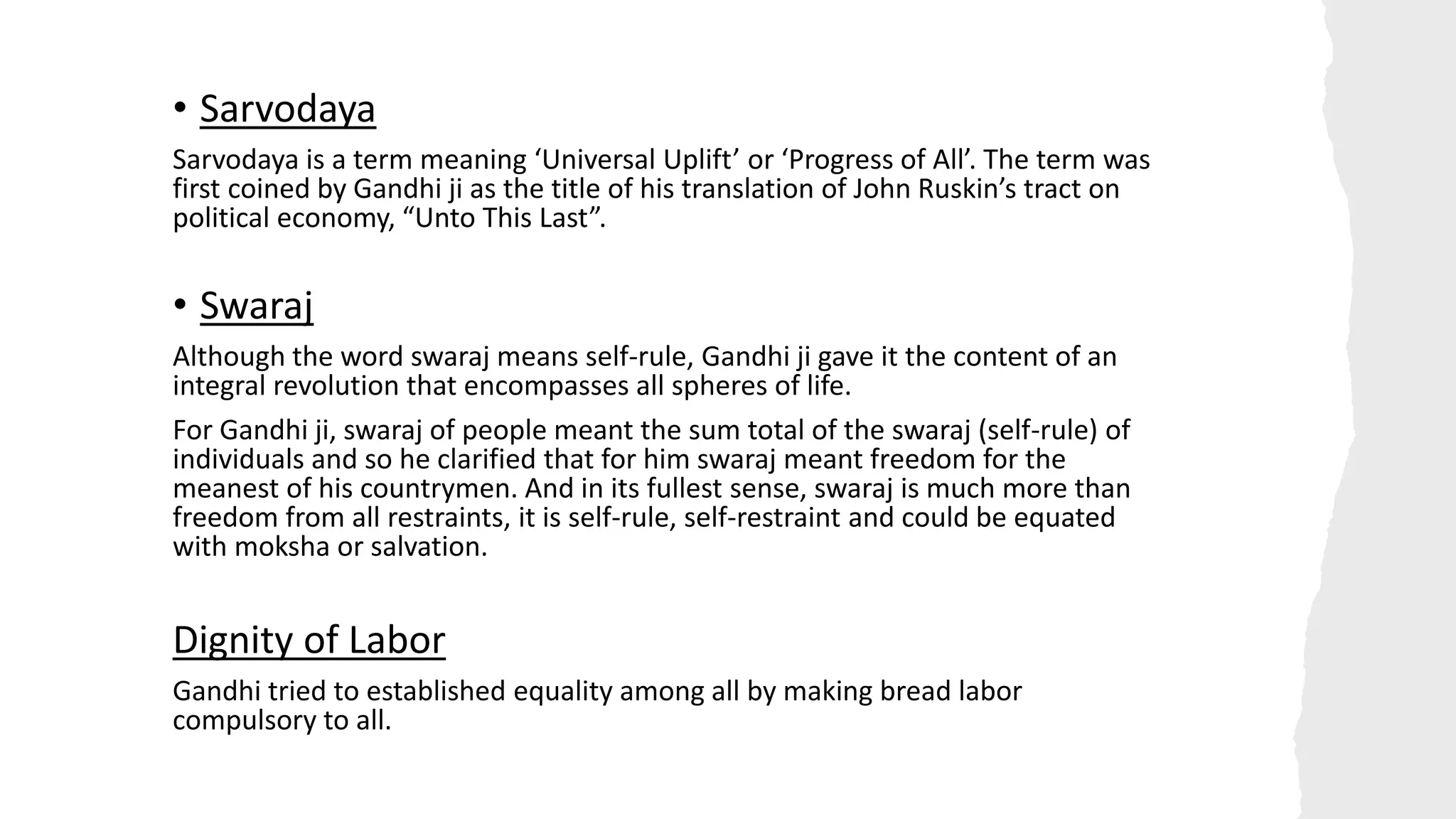 Ethics of gandhiji | PPTX