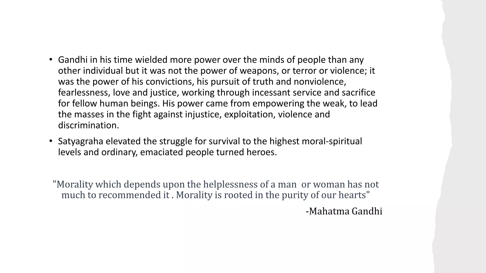 Ethics of gandhiji | PPTX