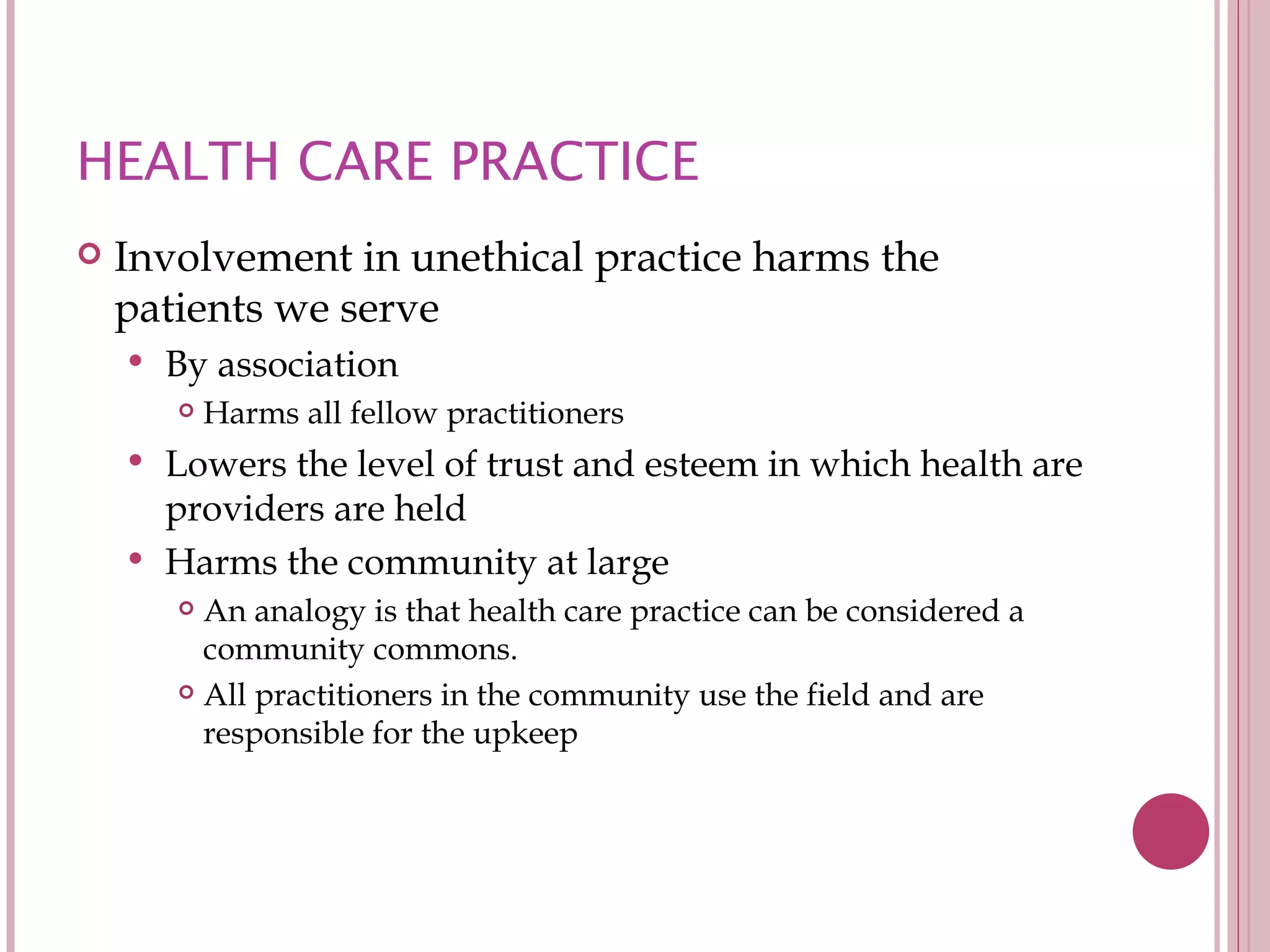 Ethics of health care introduction | PPT