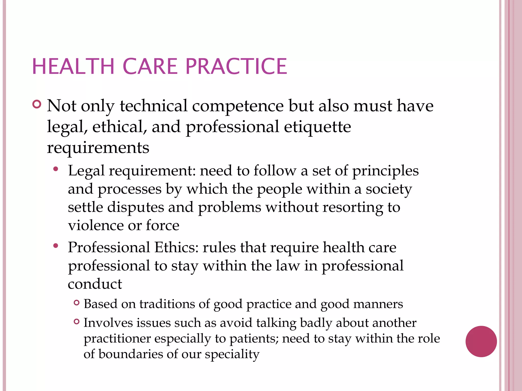Ethics of health care introduction | PPT