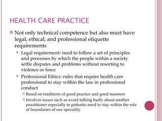 Ethics of health care introduction | PPT
