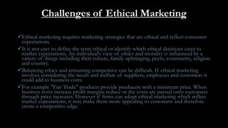 Ethics of marketing | PPTX