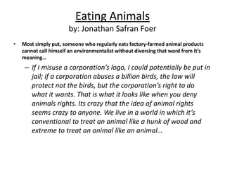 Ethics of meat | PPT