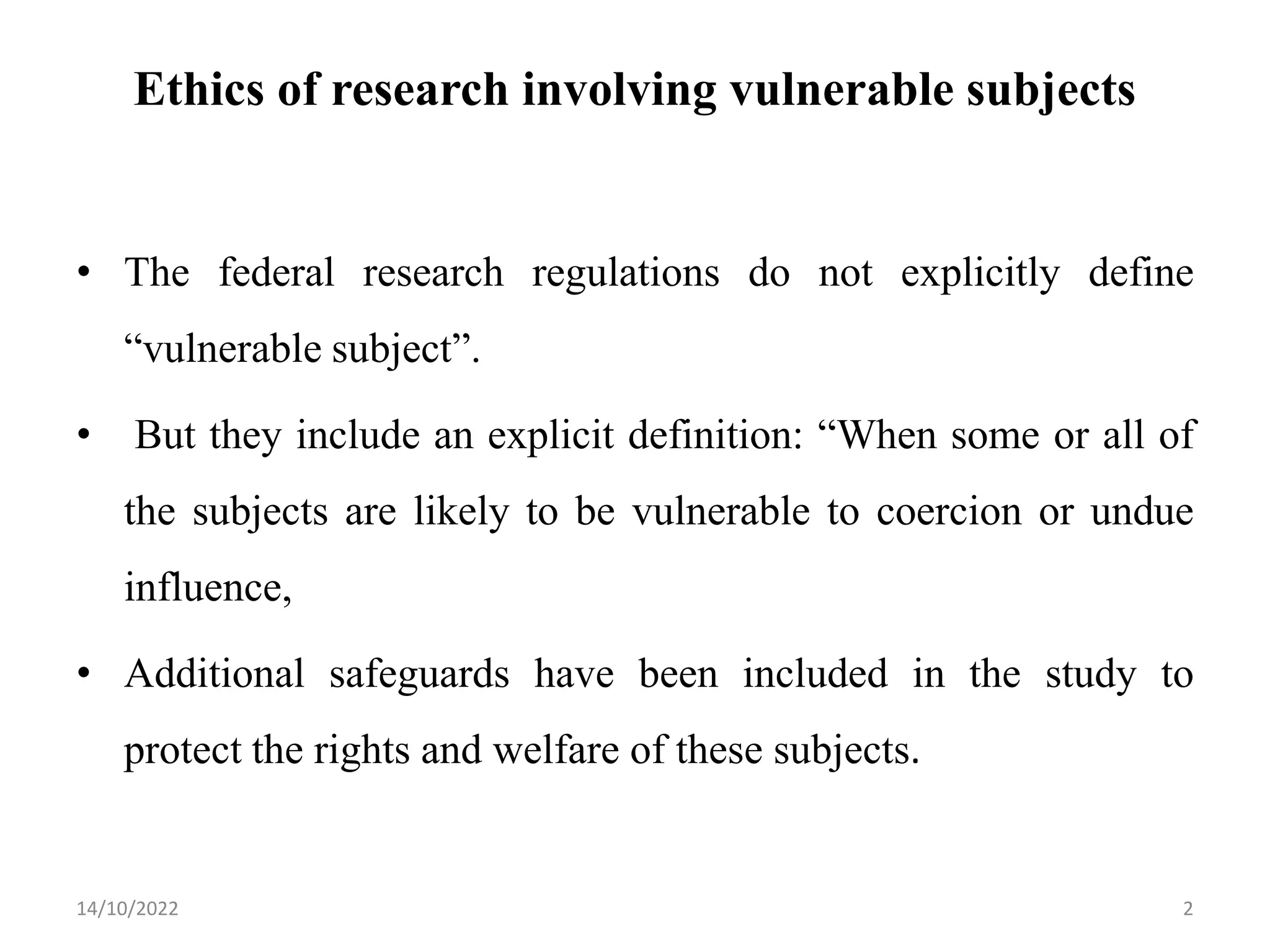 Ethics of research involving vulnerable subjects.pptx