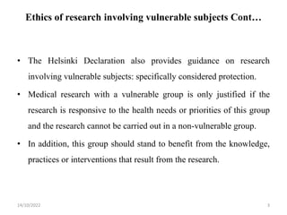 Ethics of research involving vulnerable subjects.pptx