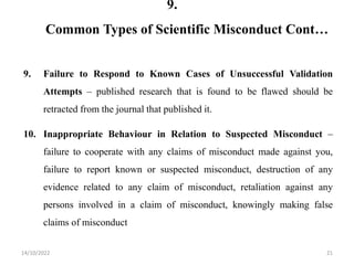 Ethics of Science and Scientific Misconduct.pptx