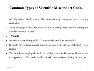 Ethics of Science and Scientific Misconduct.pptx