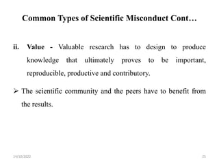 Ethics of Science and Scientific Misconduct.pptx