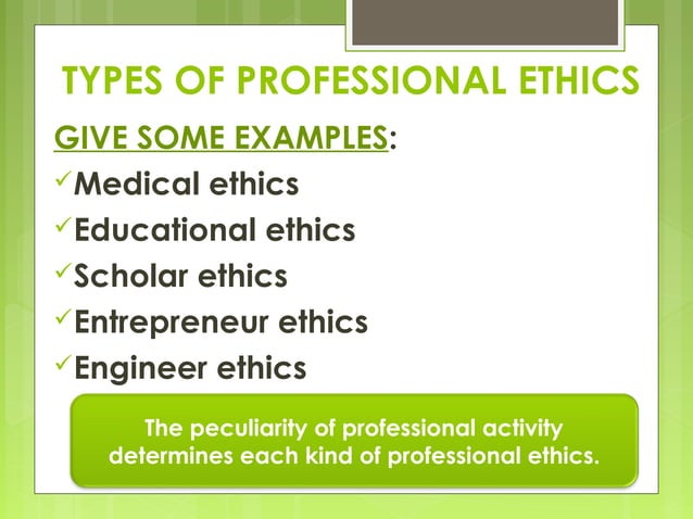 Ethics Of Teaching Ppt