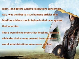 Ethics of war in islam | PPT