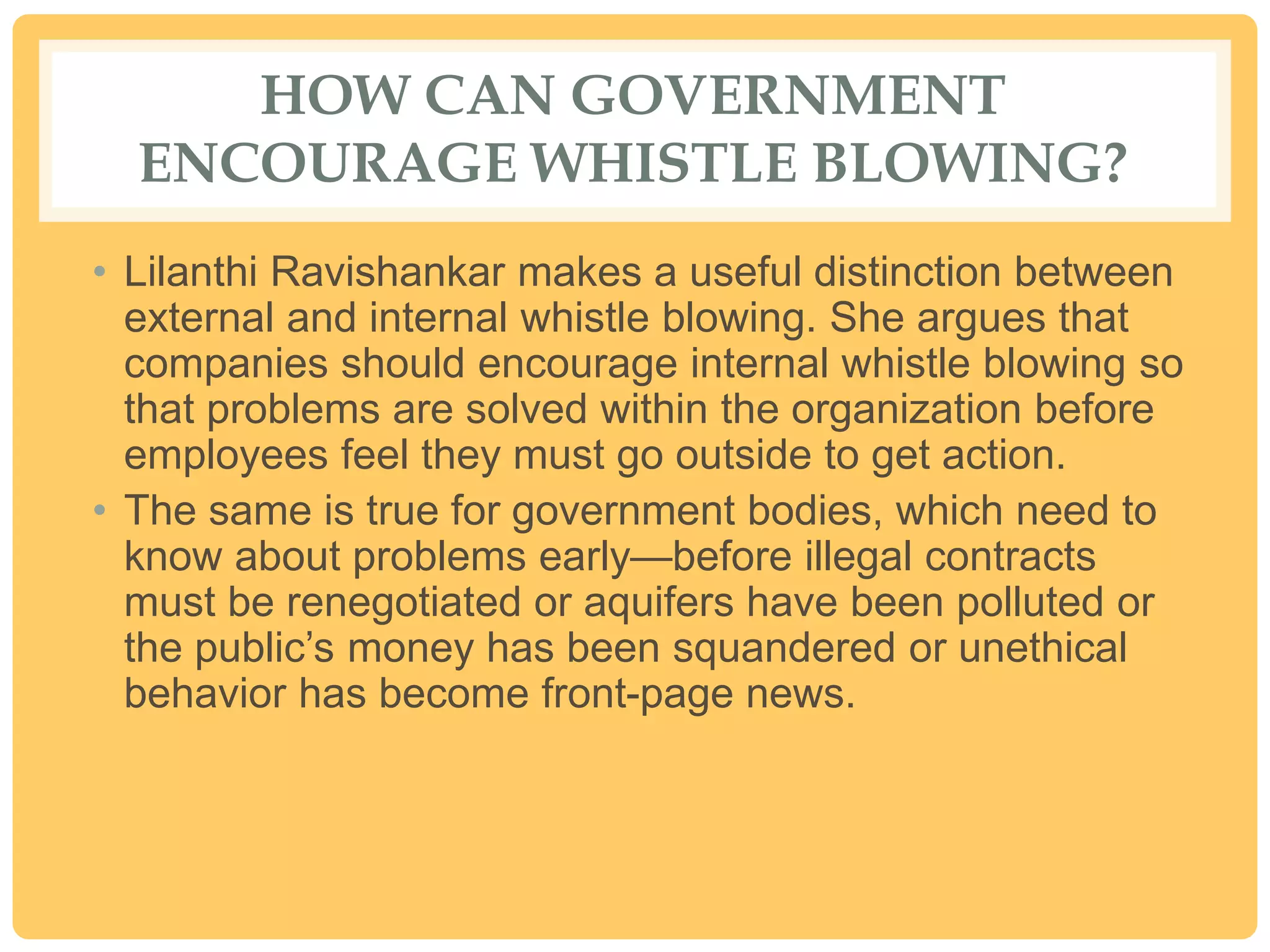Ethics of Whistleblowing | PPTX