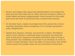 Ethics of Whistleblowing | PPTX