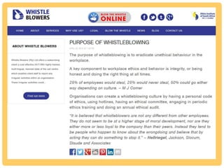 Ethics of Whistleblowing | PPTX