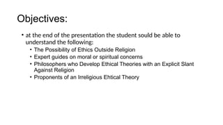 ETHICS OUTSIDE RELIGION ethics outside religion.pptx