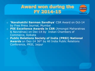 IOC CSR ACTIVITIES ( CSR OF IOC) | PDF