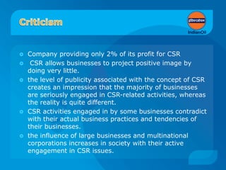IOC CSR ACTIVITIES ( CSR OF IOC) | PDF