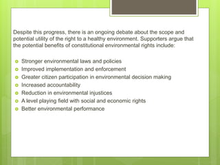 Environment Protection and Fundamental rights | PPTX