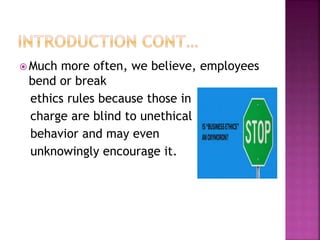 Ethics ppt p&o | PPTX